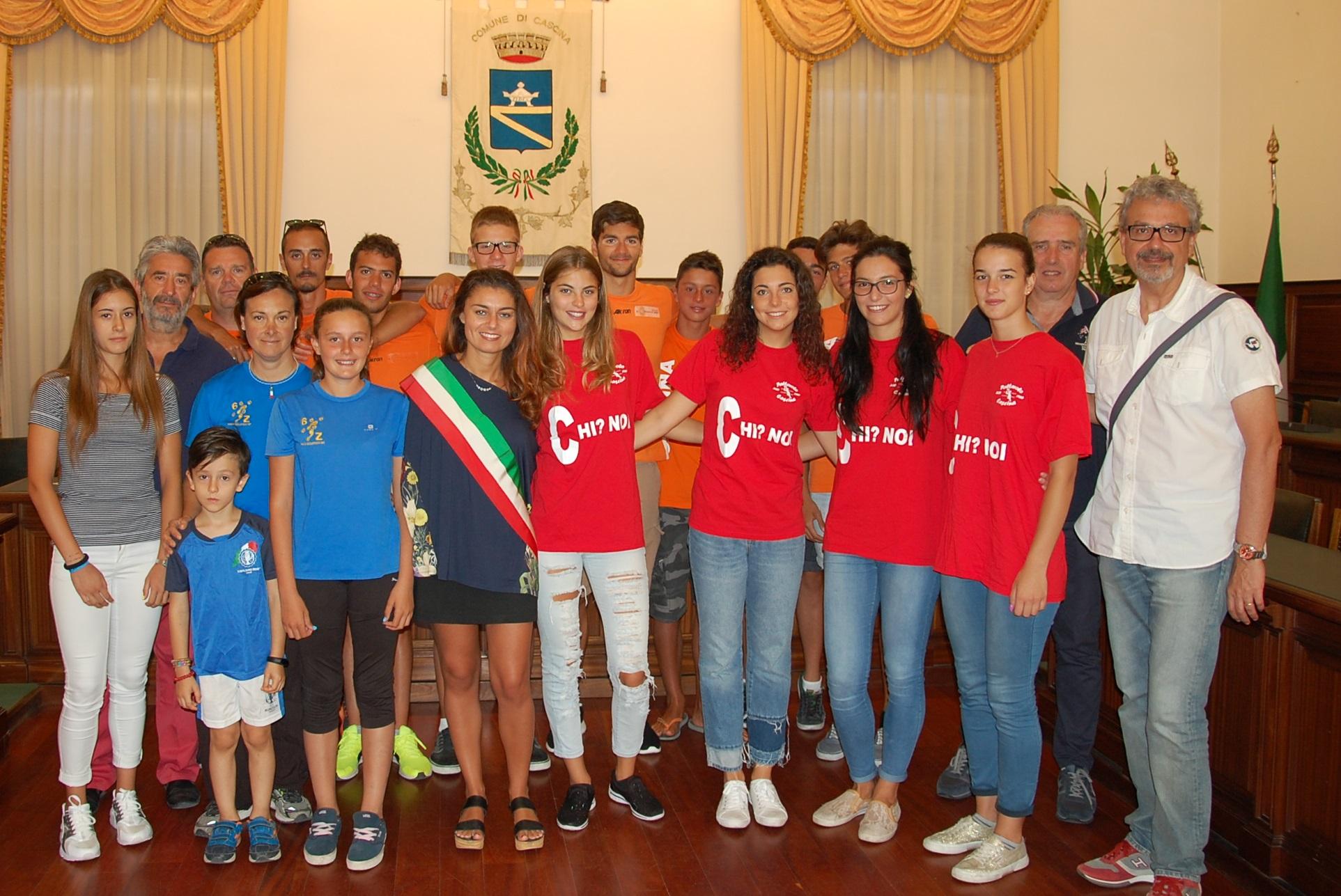 Premiati gli atleti cascinesi dal sindaco Ceccardi per i loro successi ... Premiati gli atleti cascinesi dal sindaco Ceccardi per i loro successi ...