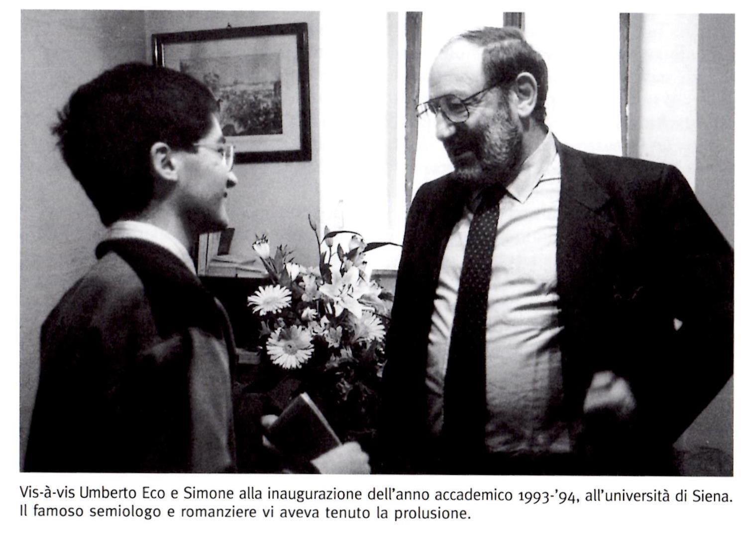 Una laurea per Simone, da allievo a maestro Una laurea per Simone, da allievo a maestro