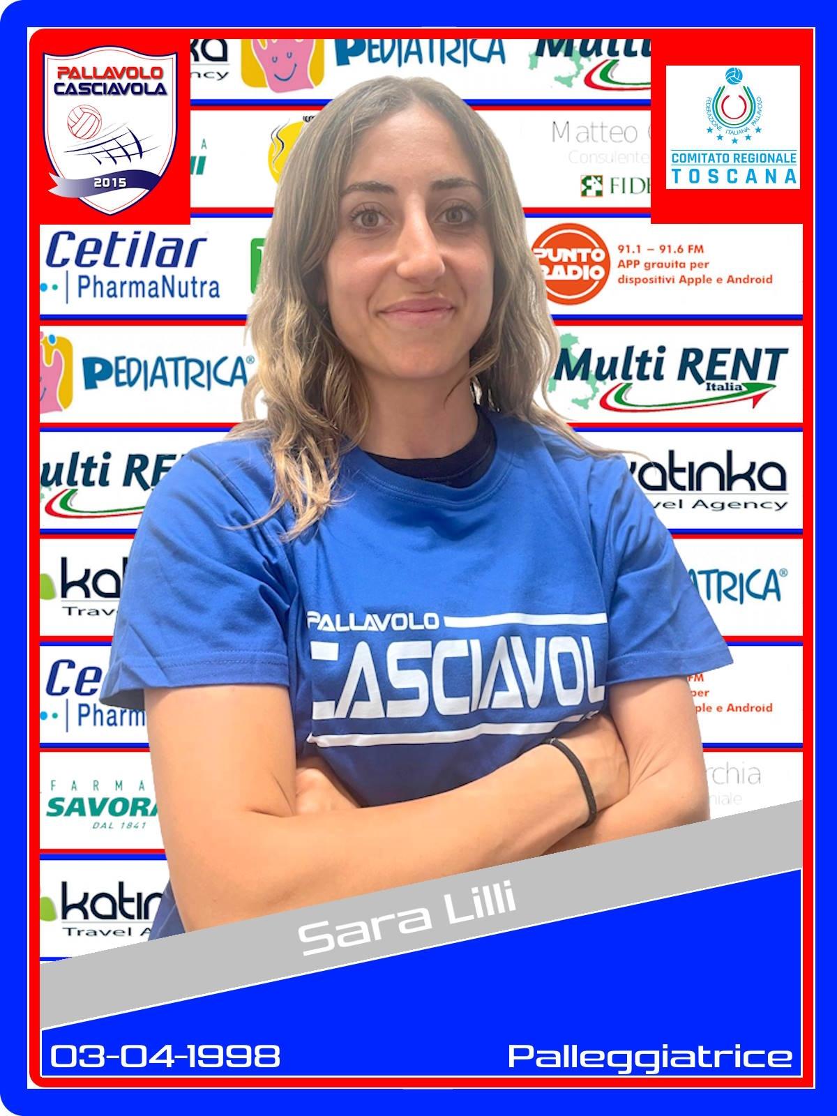 Sara Lilli è Una Nuova Giocatrice Della Pallavolo Casciavola